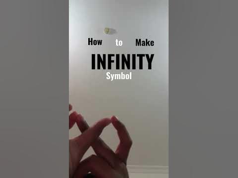 how to make infinity symbol on hand easy #infinity #shorts - YouTube