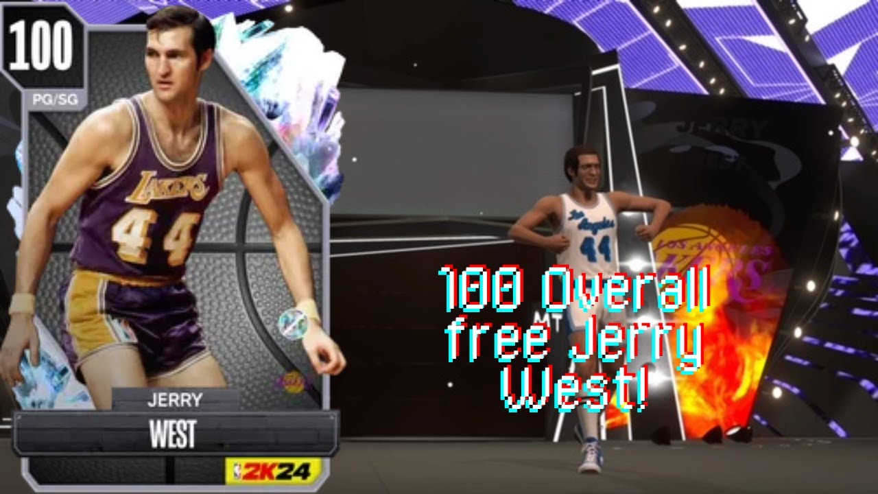 FREE 100 Overall JERRY WEST LOCKER CODE! Not bad 2k! - YouTube
