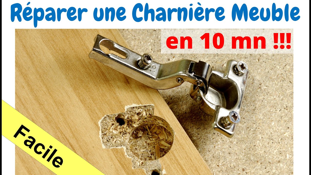 Comment Réparer une Charnière de Meuble | Reconstituer les Zones ...