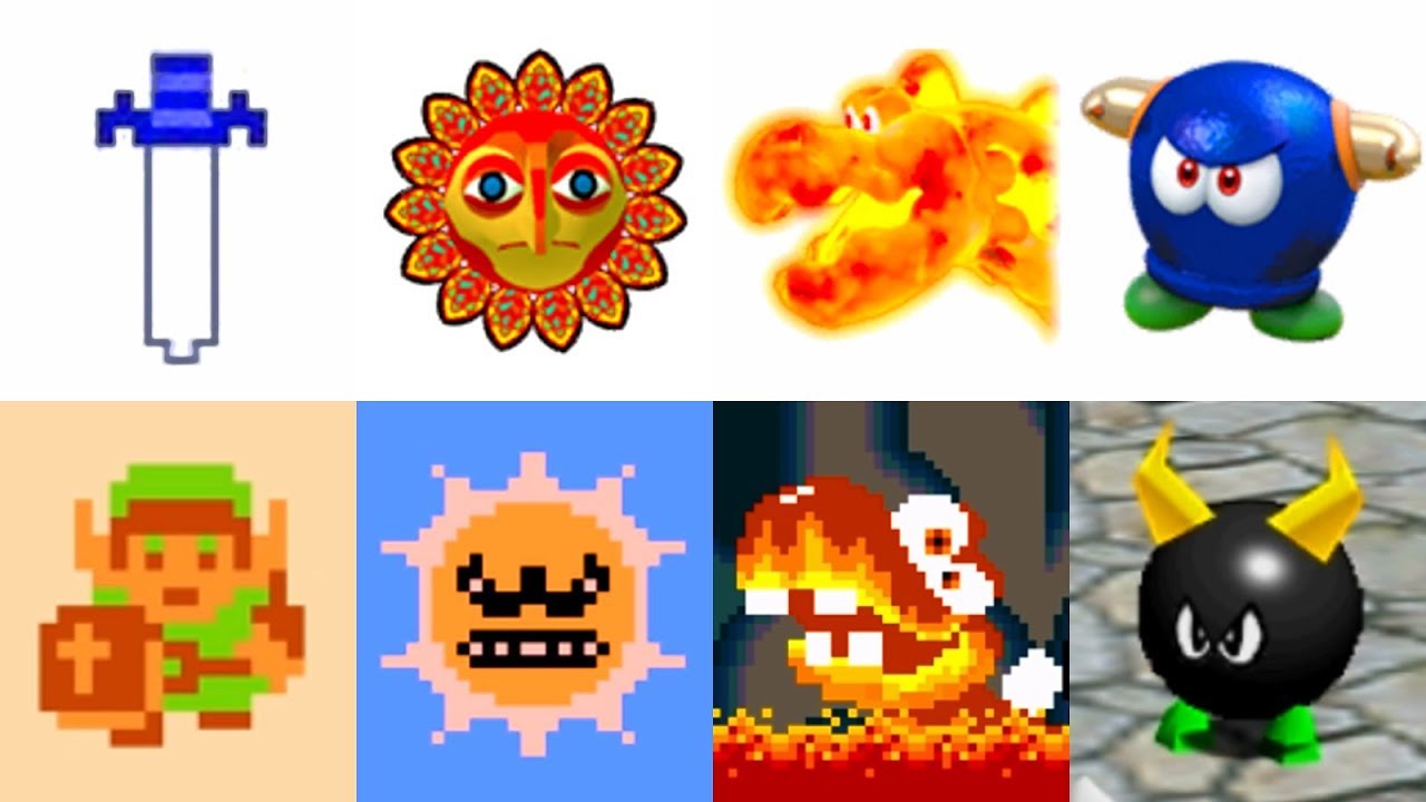 Super Mario Maker 2 - Origin of All Enemies & Power-Ups - YouTube