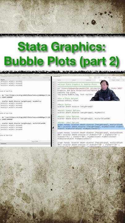 Bubble Plots (part 2) | Stata Graphics | #shorts - YouTube