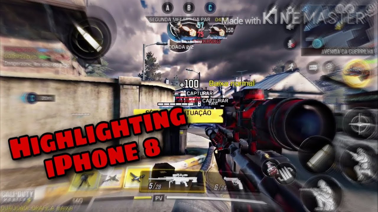 Cod mobile highlight iPhone 8 - YouTube