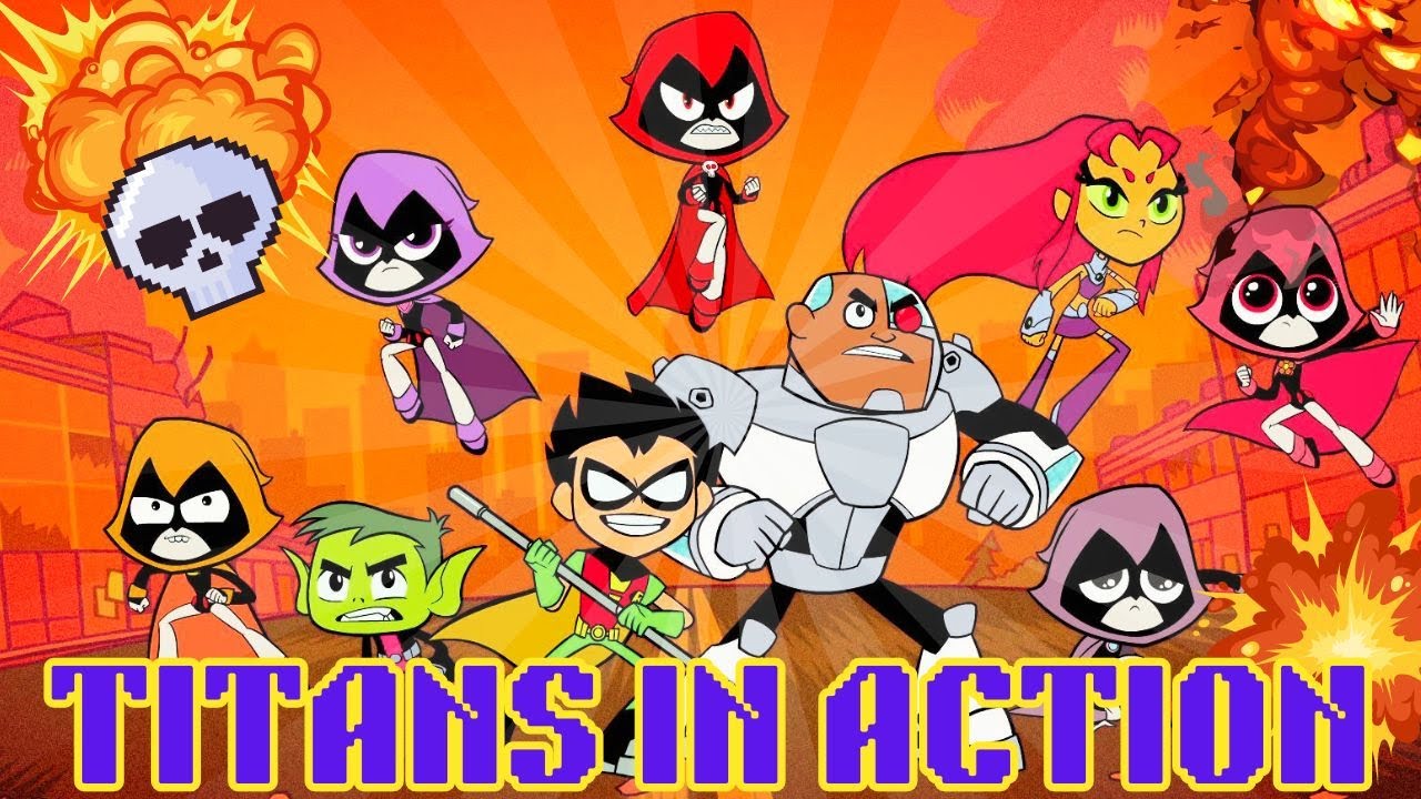 Teen Titans Go! | Titans in Action | Orange Cartoon's Music Video - YouTube