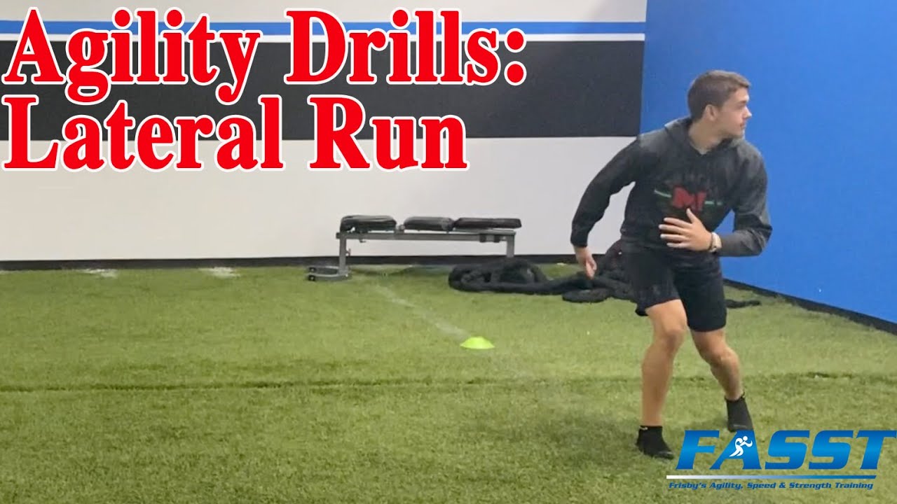 Agility Drills: Lateral Running - YouTube
