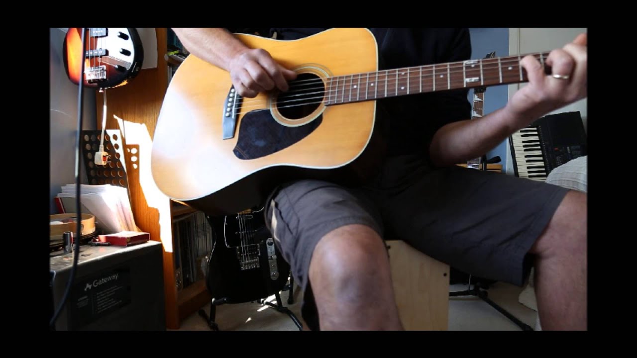 Dave Bradley on guitar with Fretlocks - YouTube