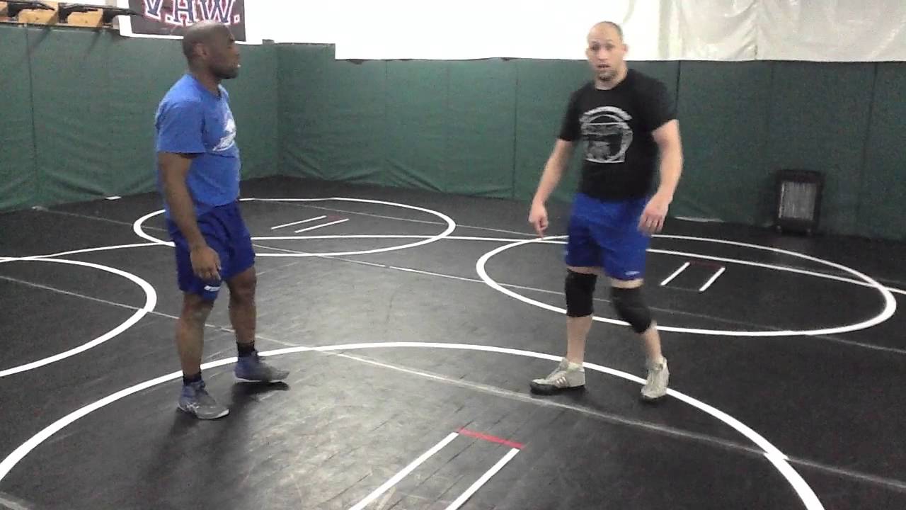 Wrestling - How to beat a guy on 1 knee - YouTube