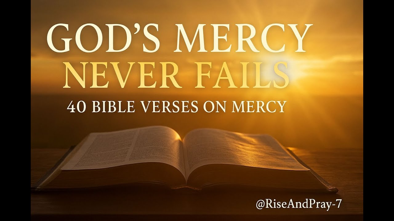 40 Bible Verses That Show the Depth of God’s Mercy - YouTube