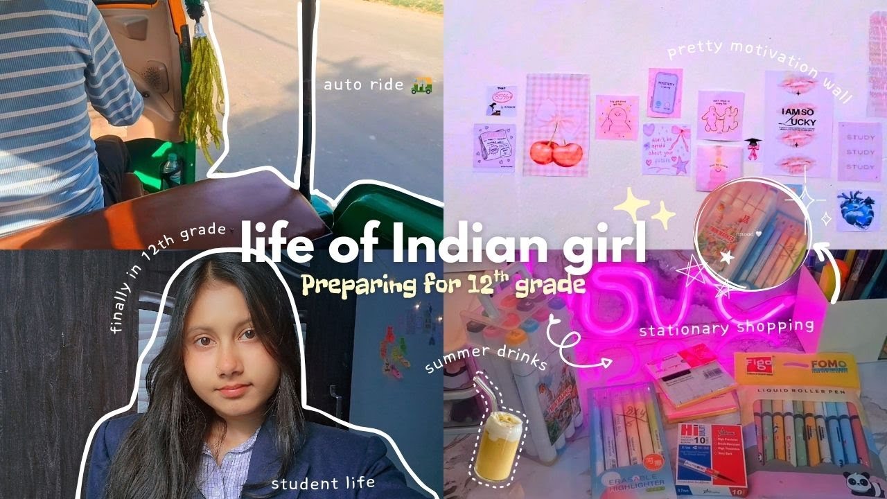 Life of an Indian girl 🍓| preparing for 12th grade | day's in my life ...