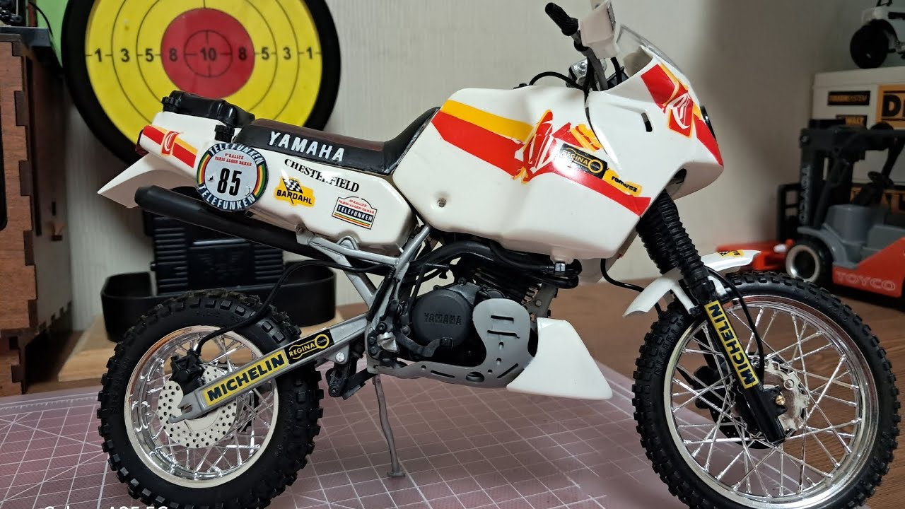 Authentic scale model kit YAMAHA TENERE 660cc"야마하 테네레660" [Complete 조립 ...