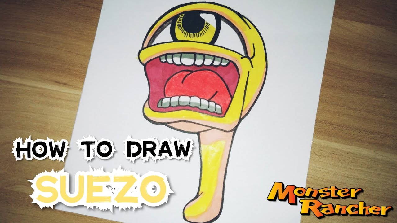 How To Draw SUEZO - Monster Rancher | Easy Anime Drawing | 0300 # ...