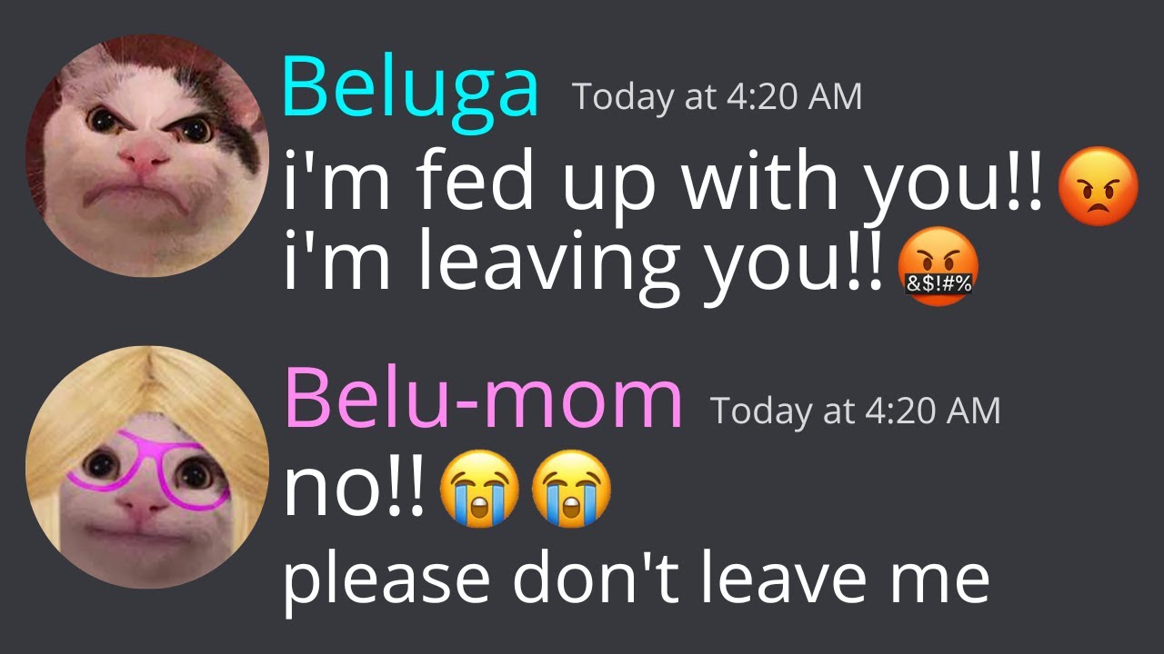 When Beluga Leaves Belu-mom...*SHOCKING* - YouTube