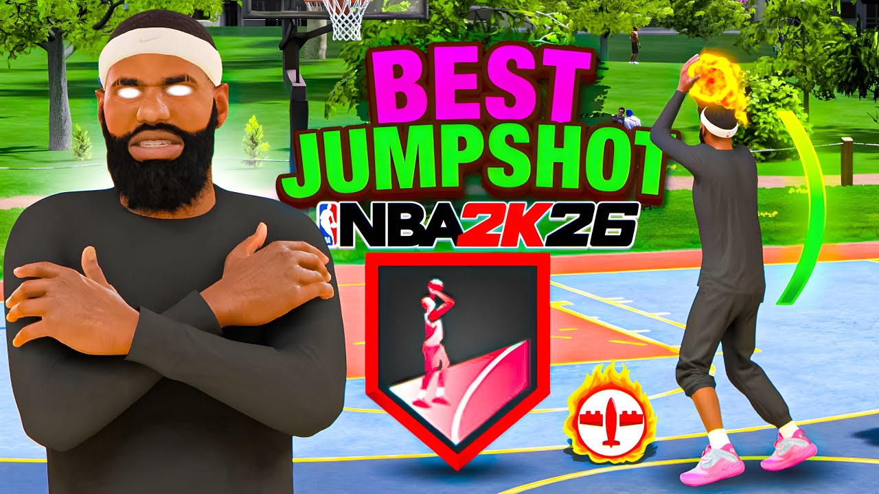 SET SHOT 25 JUMPSHOT BASE is UNSTOPPABLE on NBA 2K26! Best Jumpshot ...