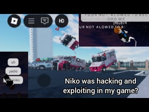 A HACKER claiming to be NIKO was destroying my Ice Cream trucks and ...