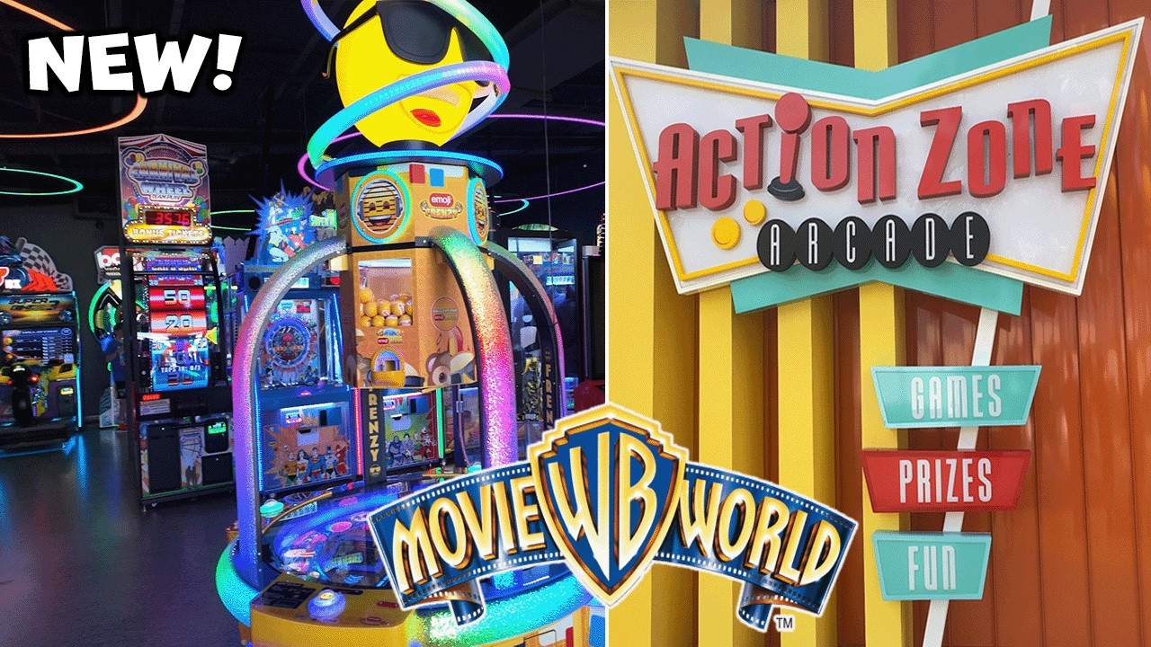 The NEW Movie World Arcade is OPEN! How is it? | Games, Prizes & MORE ...