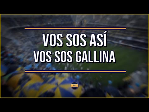 [LETRA] La 12 - Vos sos así, vos sos Gallina | PuntoBoca