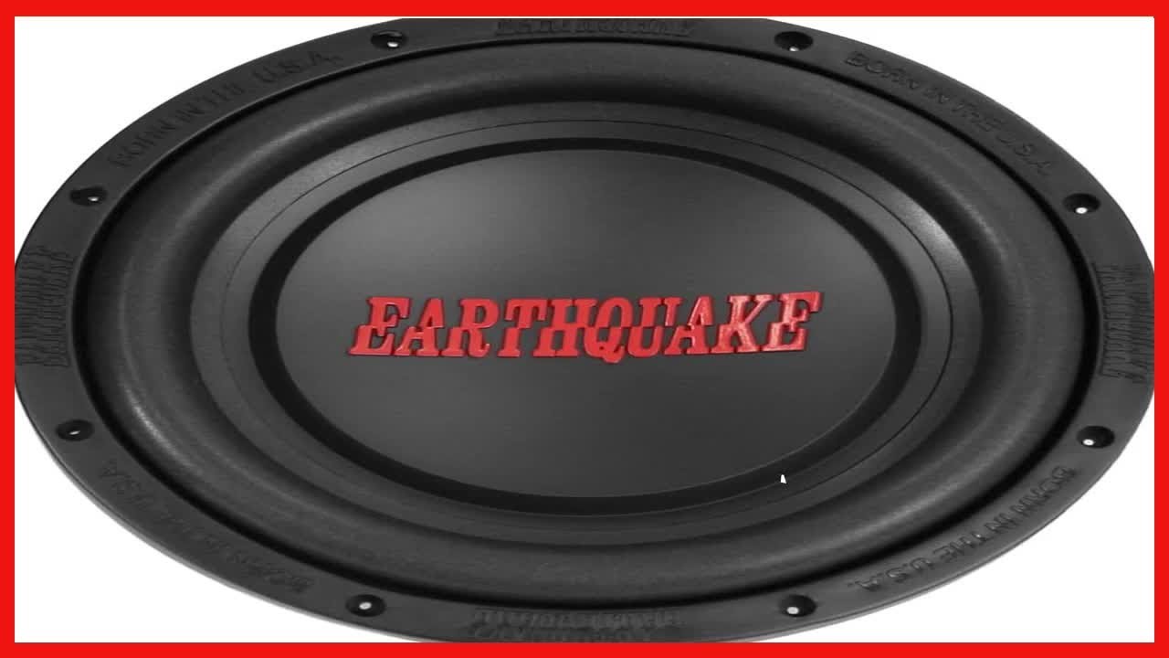Earthquake Sound Tremor-X104 10-inch Car Subwoofer, 1000 Watts - YouTube