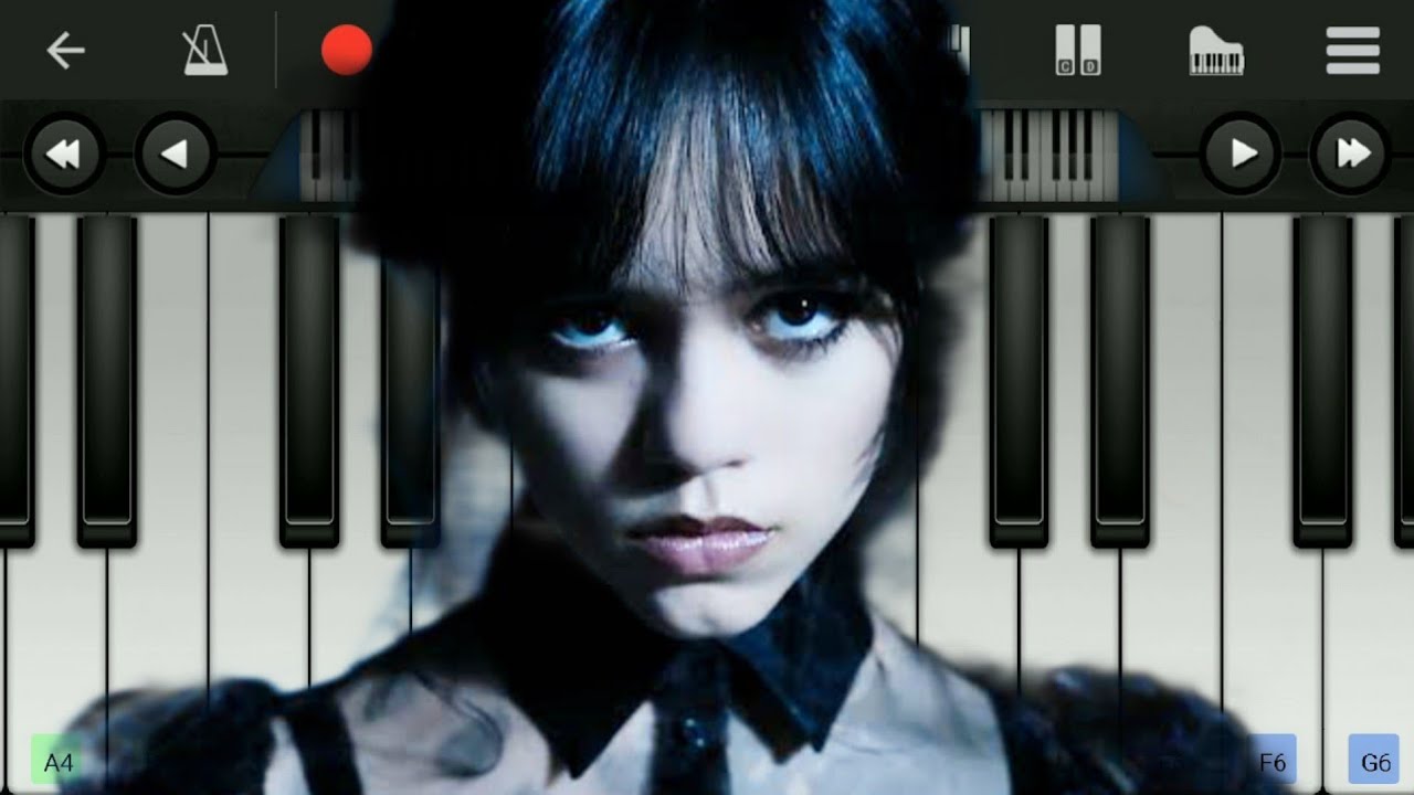 Wednesday Addams Dance | Easy Piano Tutorial | Netflix - YouTube
