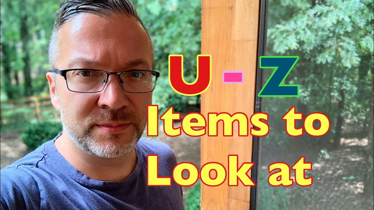 Items U-Z to stock up on today! - YouTube