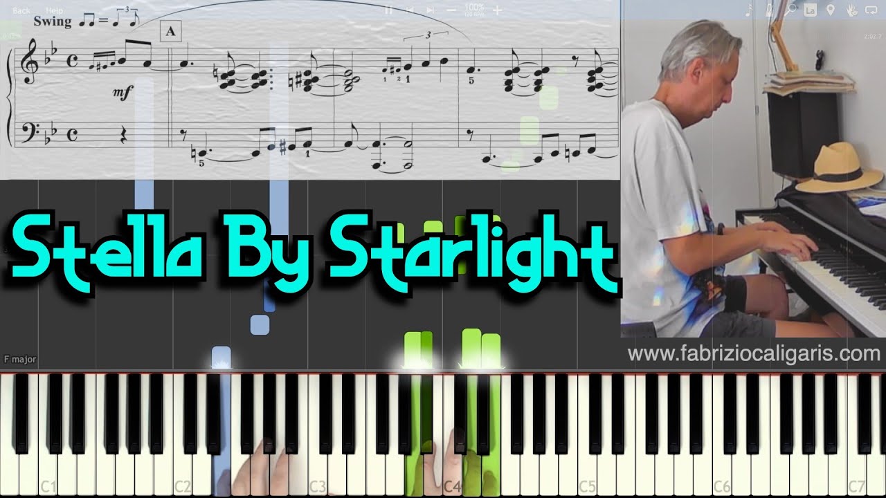 Stella By Starlight - Piano Tutorial - Sheet Music in PDF - YouTube
