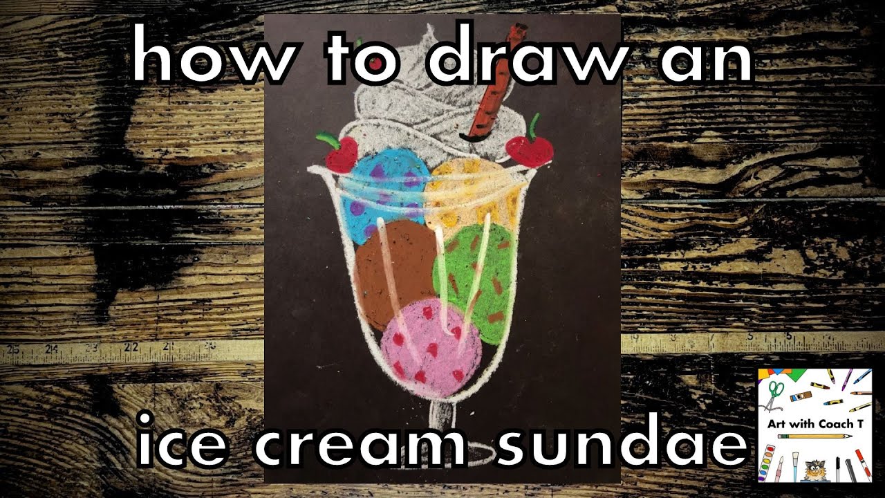 How to Draw an Ice-cream Sundae | Step by Step | Art for Kids - YouTube