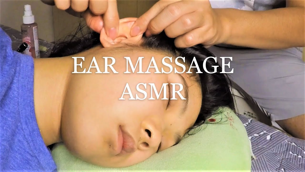 Relaxing Ear Massage With Oil For Relaxation Massage Asmr Youtube