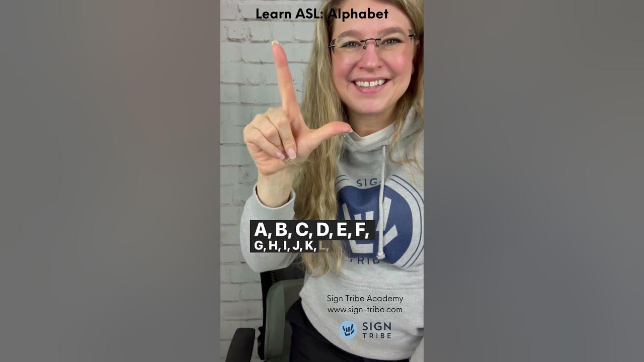ASL Alphabet // Sign Tribe Academy - YouTube
