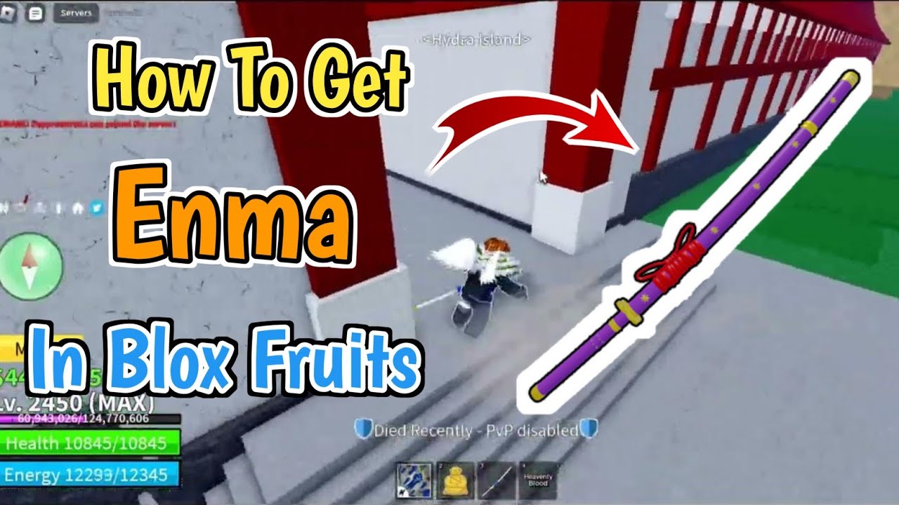How To Get Enma In Blox Fruits (2025) | Blox Fruits Enma Sword Guide ...