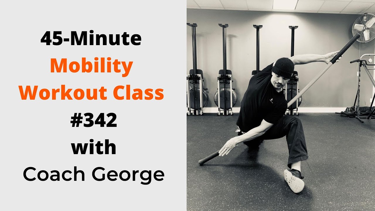 45-Minute Mobility Workout Class #342 - Stick Mobility Exercises - YouTube