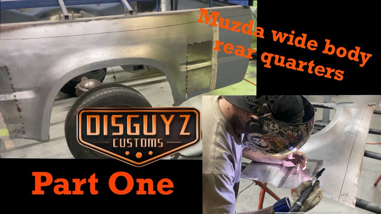 Muzda widebody rear quarters Part 1 - YouTube