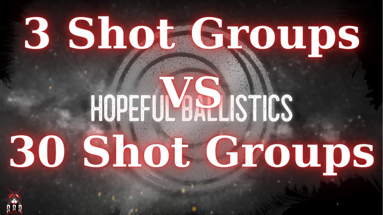 3 shot groups vs 30 shot groups! - YouTube