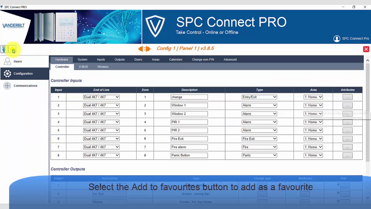 SPC Connect Pro -favorites - Speed up intrusion installations - YouTube