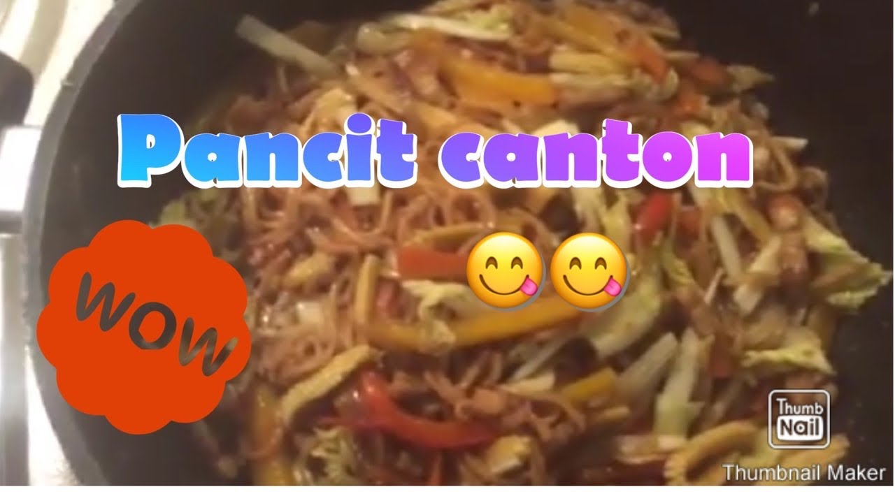 Pancit canton for snacks - YouTube