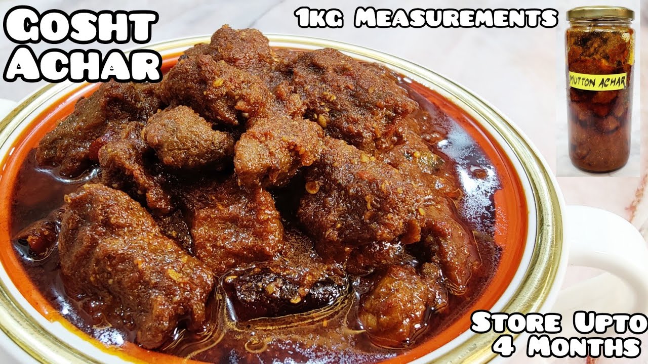 1Kg Mutton Pickle with basic Ingredients | Yummy Mutton Pickle Recipe ...