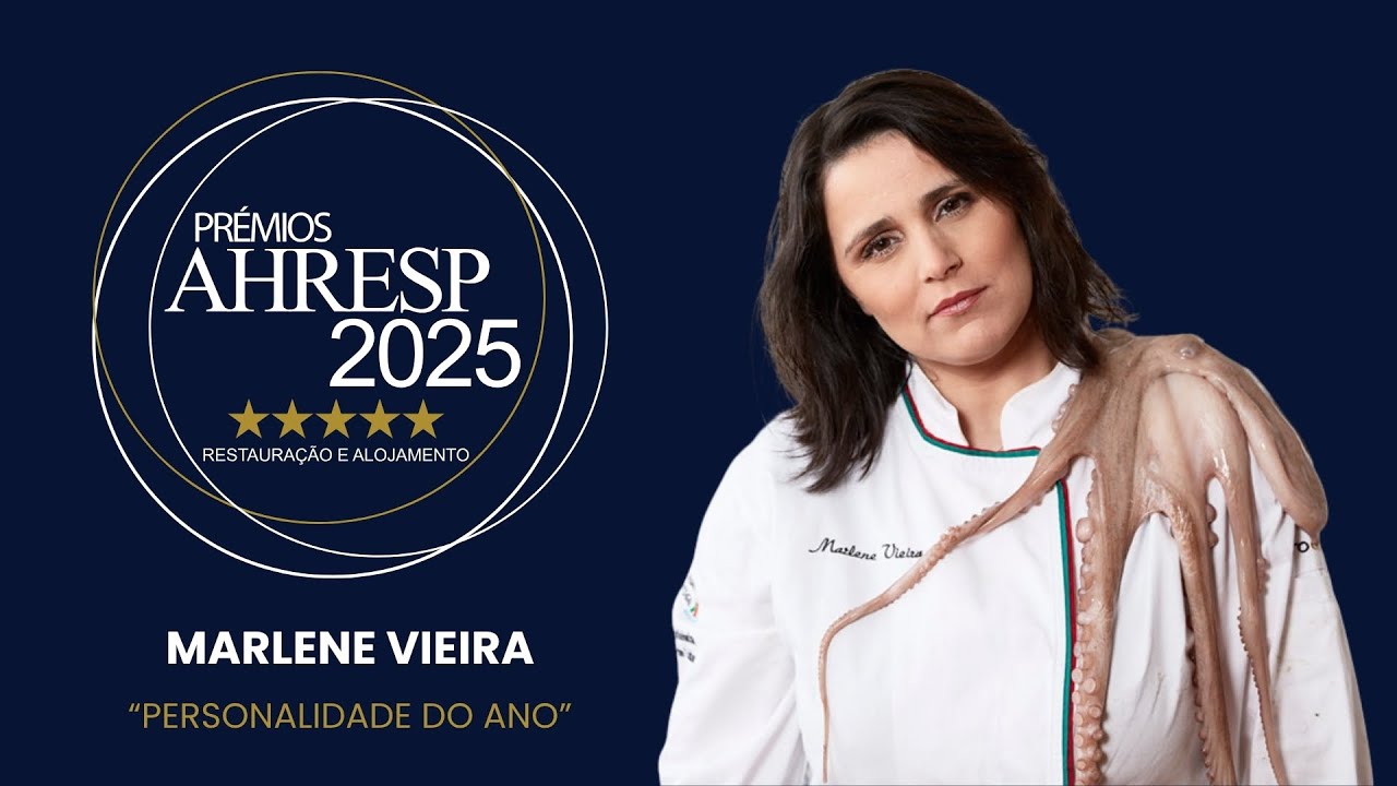 CHEF MARLENE VIEIRA_PERSONALIDADE DO ANO PRÉMIOS_AHRESP 2025 - YouTube