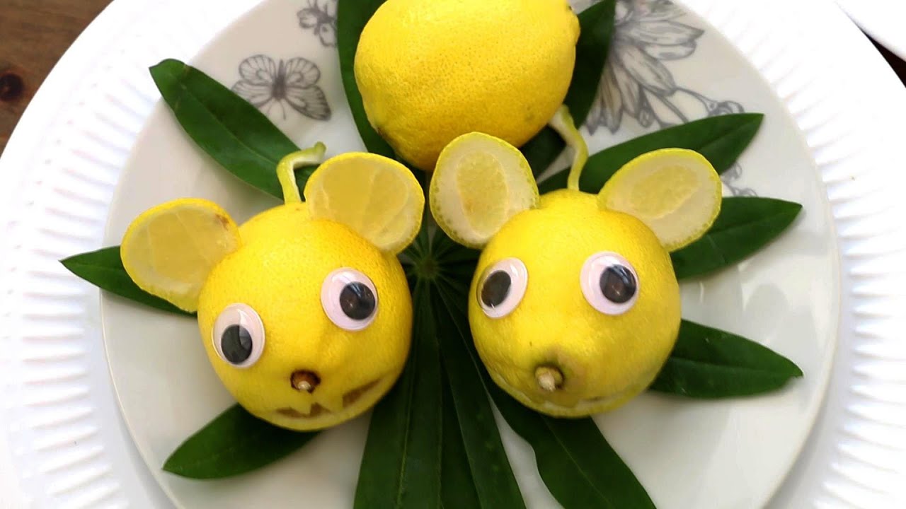 DIY Fruit Art | Lemon Garnish | Fruit & Vegetable Carving Lessons - YouTube