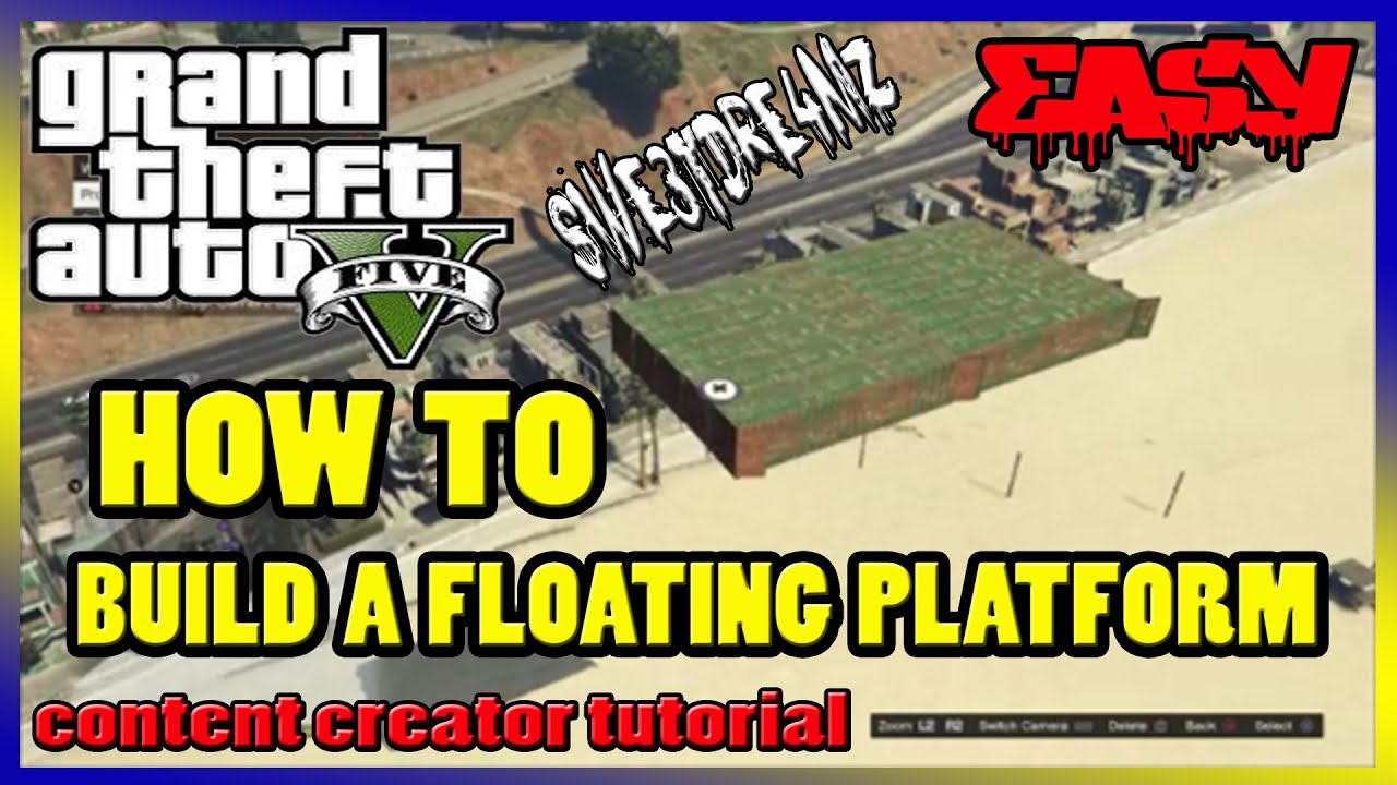 How to make the best / easiest floating platforms in GTA 5 - YouTube