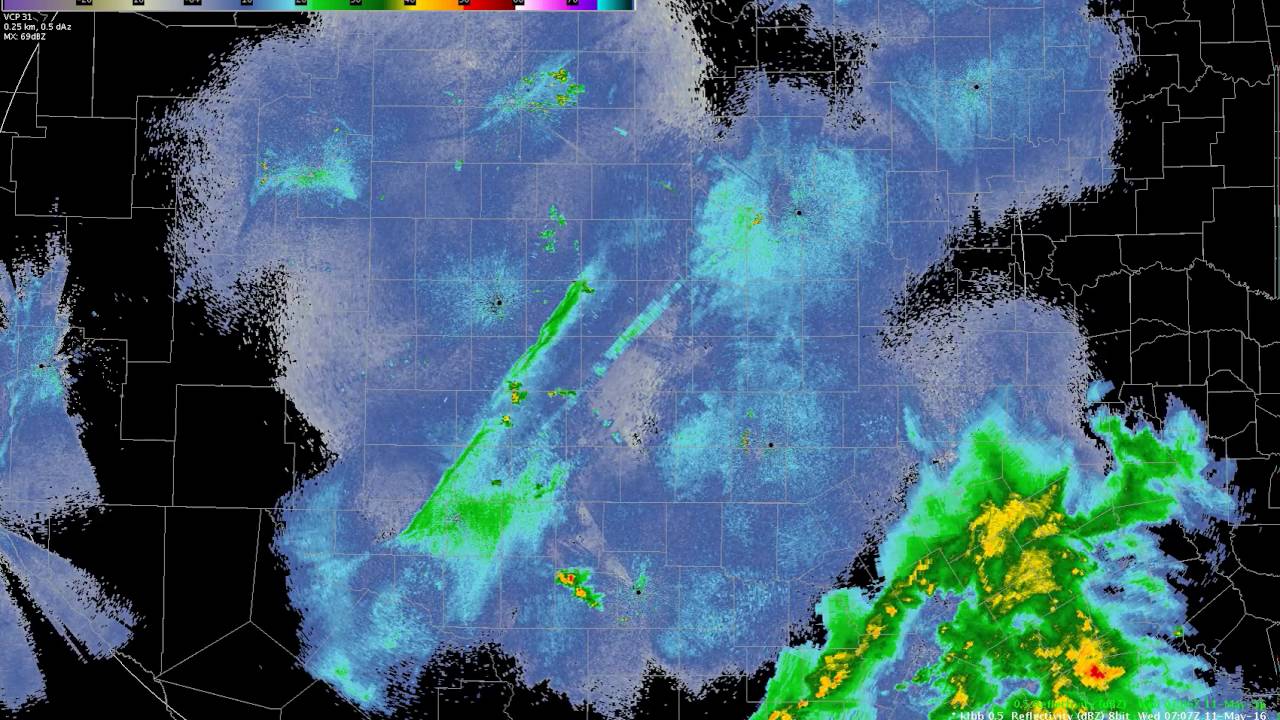 Radar depiction of a gravity wave and cold front. - YouTube