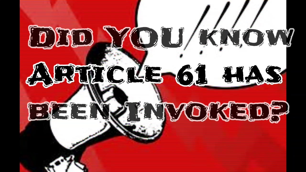 Article 61 (invoked: 2001) - YouTube