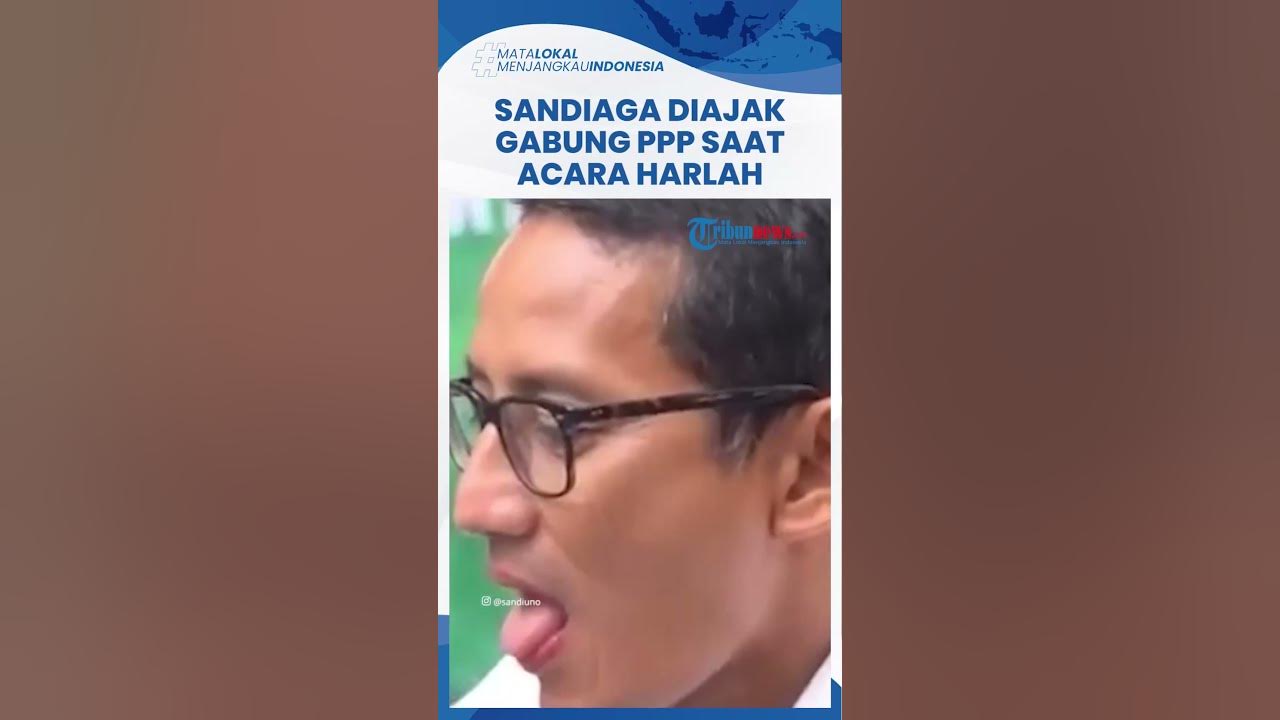 Diajak Gabung PPP saat Hadiri Harlah, Sandiaga Uno: Aspirasi yang Perlu Ditampung - YouTube