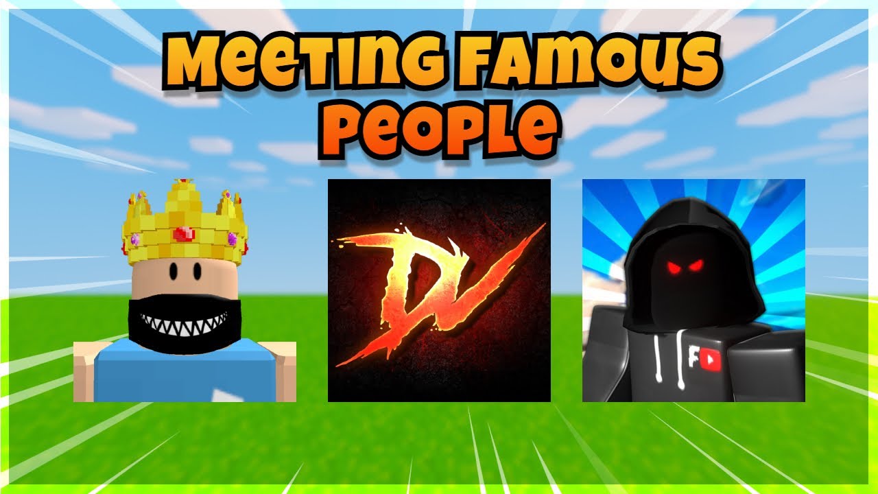 these are times I met FAMOUS people in Roblox BedWars (SnickTrix ...