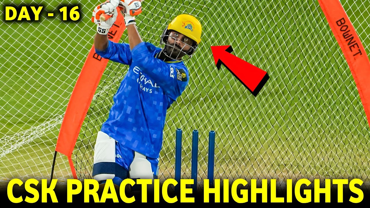 IPL 2025 DAY -16 : CSK Practice Camp Highlights | CSK Practice ...