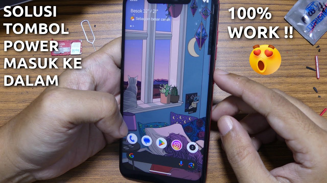 Cara Mengatasi Tombol Power HP Masuk Ke Dalam - YouTube