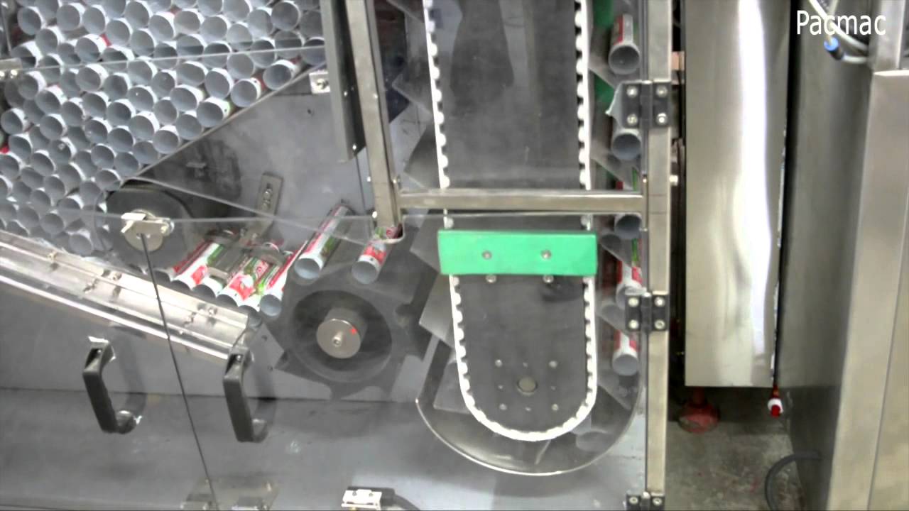 Tube Loader/Infeed for Mac120/150/180 Tube Filling Machines - YouTube