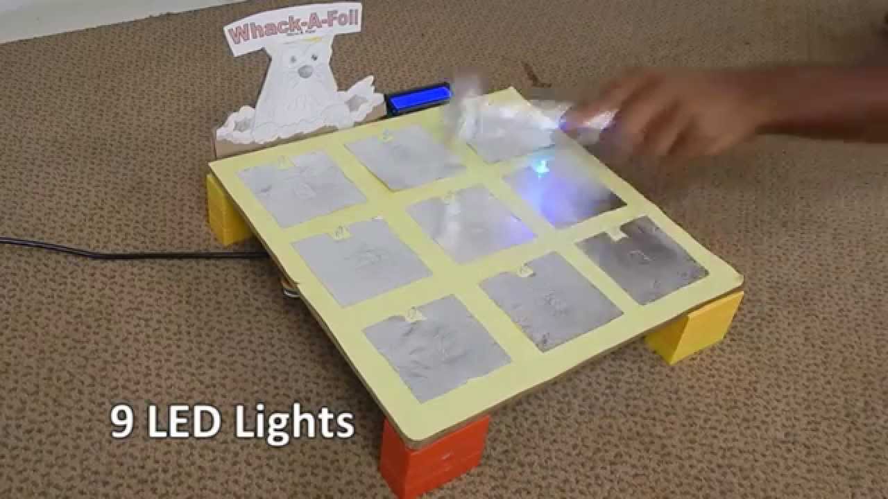 Cool Arduino Project Whac A Mole Game Youtube