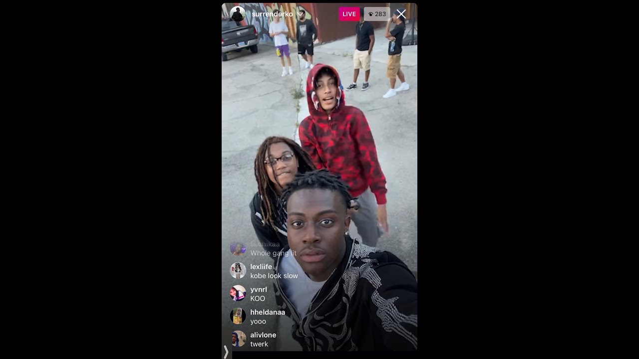 SSGKOBE, BABYSANTANA, SLUMP6S ON INSTAGRAM LIVE - YouTube