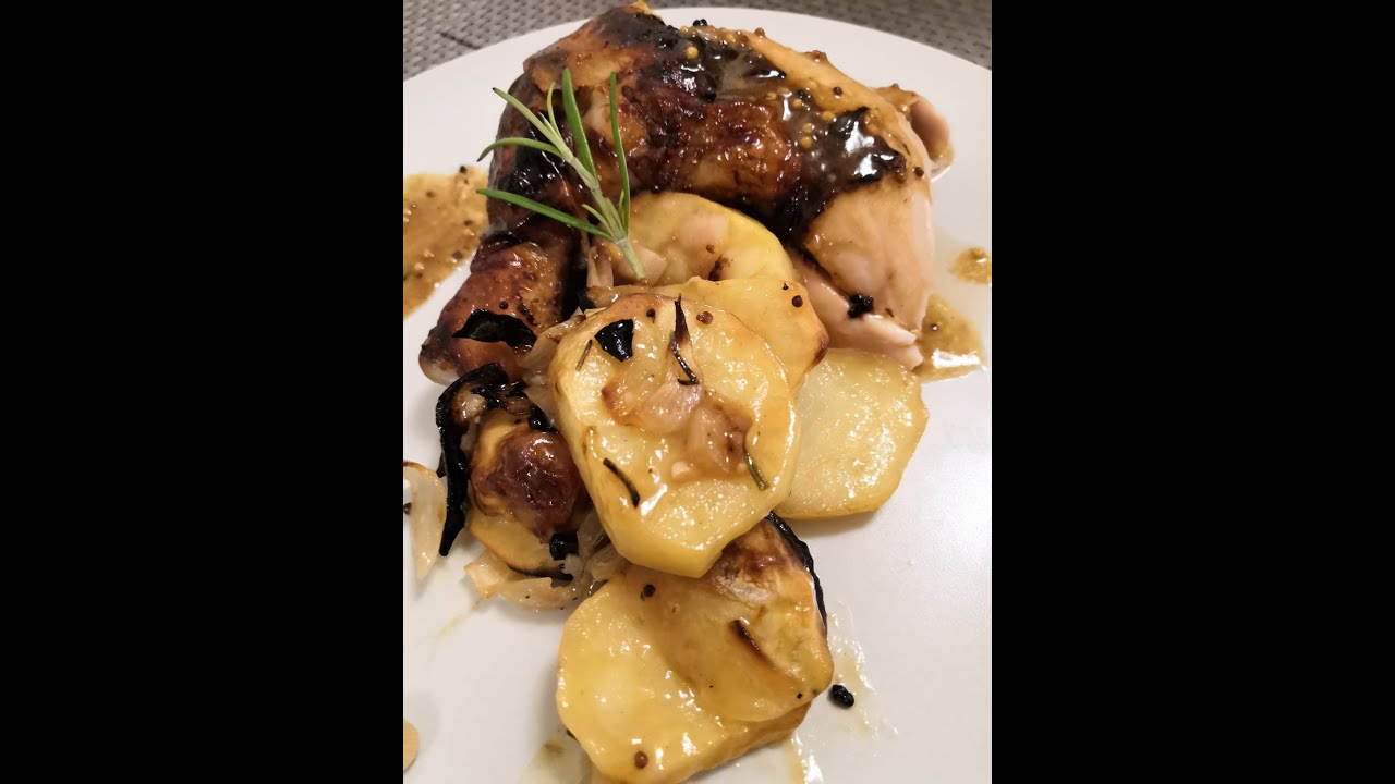 Pollo Borracho! - pollo asado a la miel y mostaza #CocinaBBB - YouTube