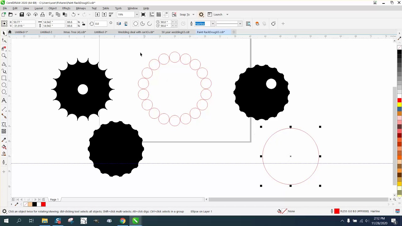 Corel Draw Tips & Tricks Smart Fill Tool VS the Weld Tool and why Part ...