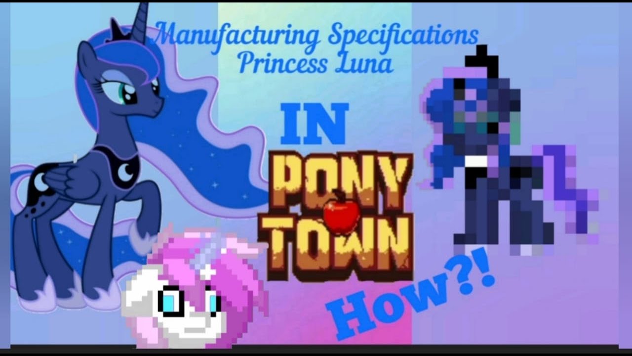 How to make Princess Luna in Ponytown? Nora's Wish Tree - YouTube