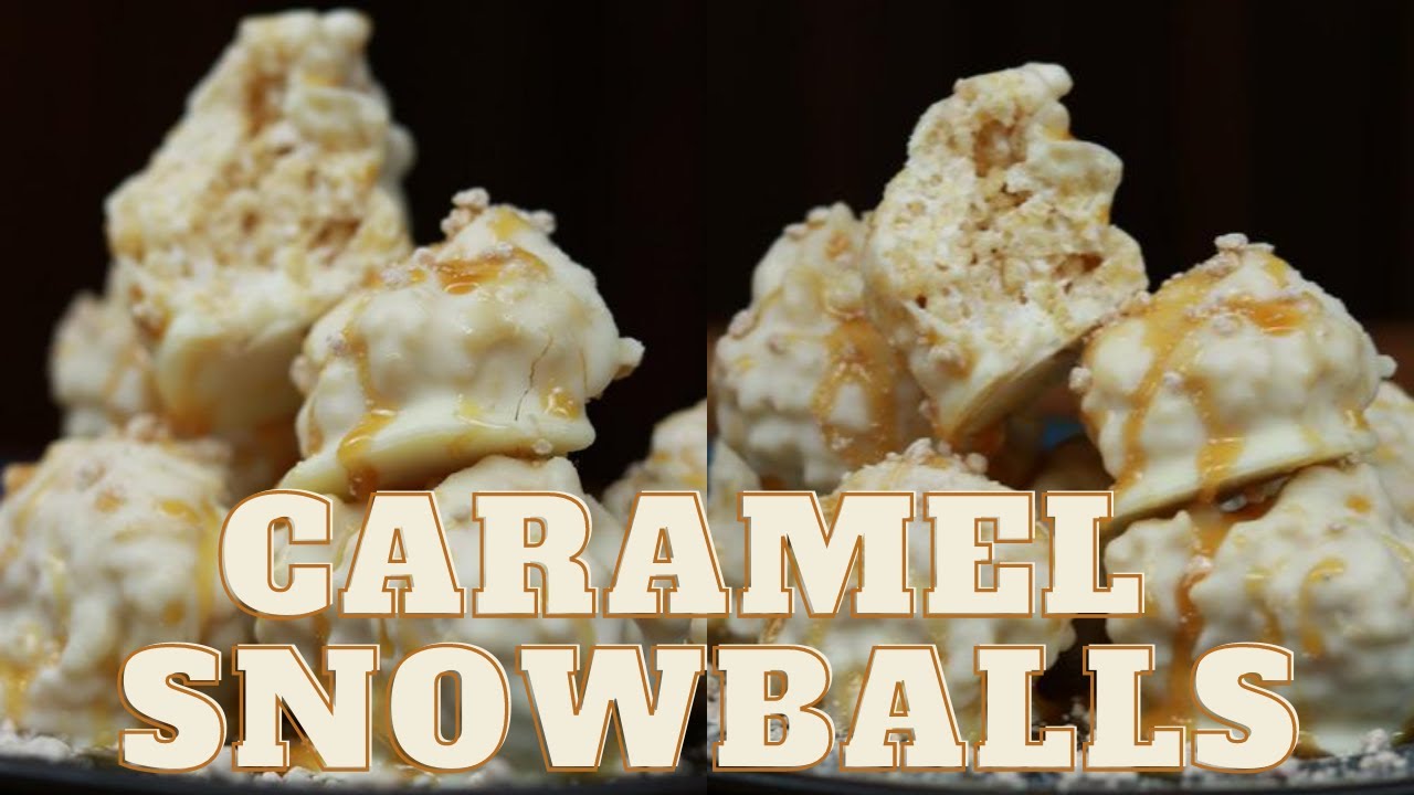 SWEET CARAMEL SNOWBALL HOMEMADE Recipe!! - YouTube