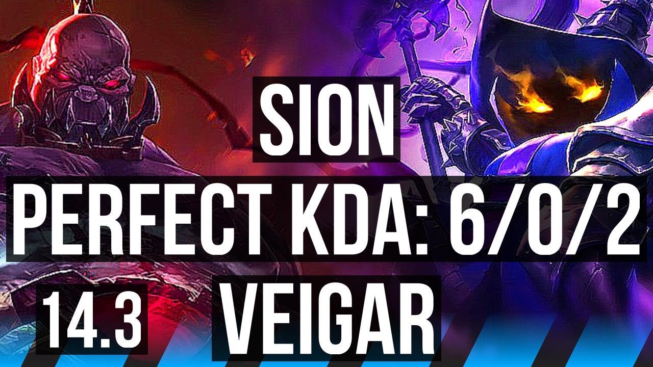 SION vs VEIGAR (MID) | 6/0/2, Dominating | BR Master | 14.3 - YouTube